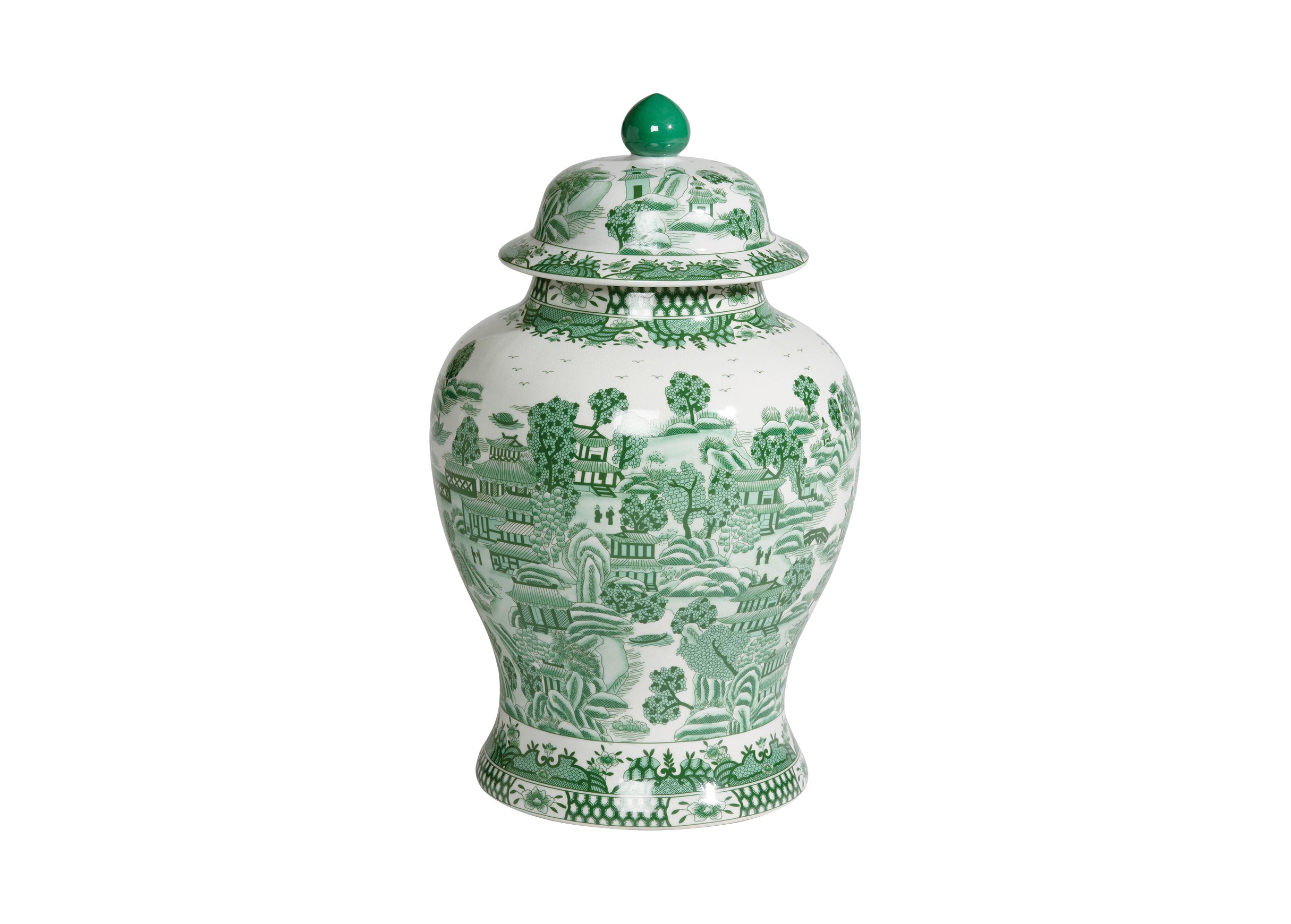 Large Green Ginger Jar | Bottles & Jars Large Green Ginger Jar | Bottles & Jars