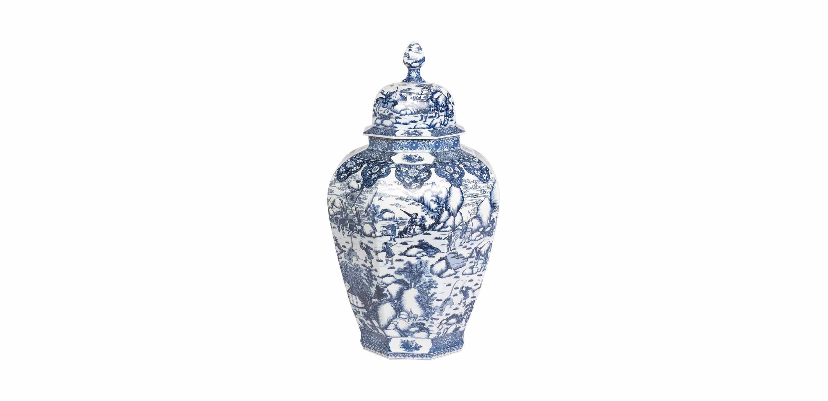 Extra Large Blue and White Ginger Jar | Bottles & Jars | Ethan Allen Extra Large Blue and White Ginger Jar | Bottles & Jars | Ethan Allen