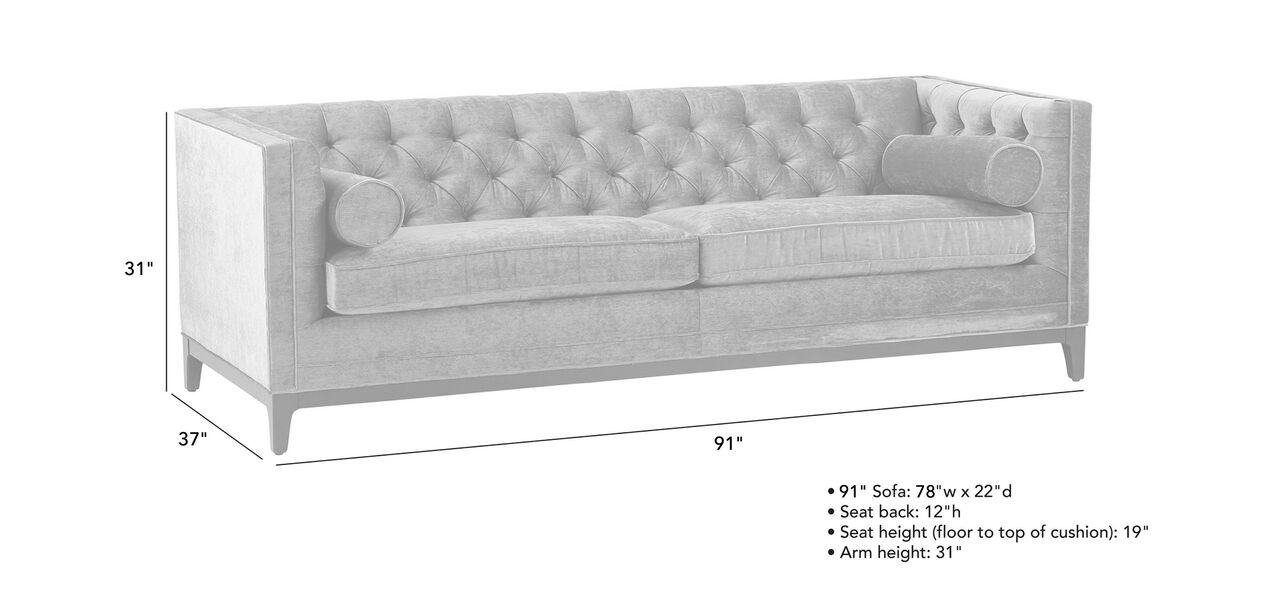 Anderson Tuxedo Sofa | Shelter Arm Sofa | Ethan Allen