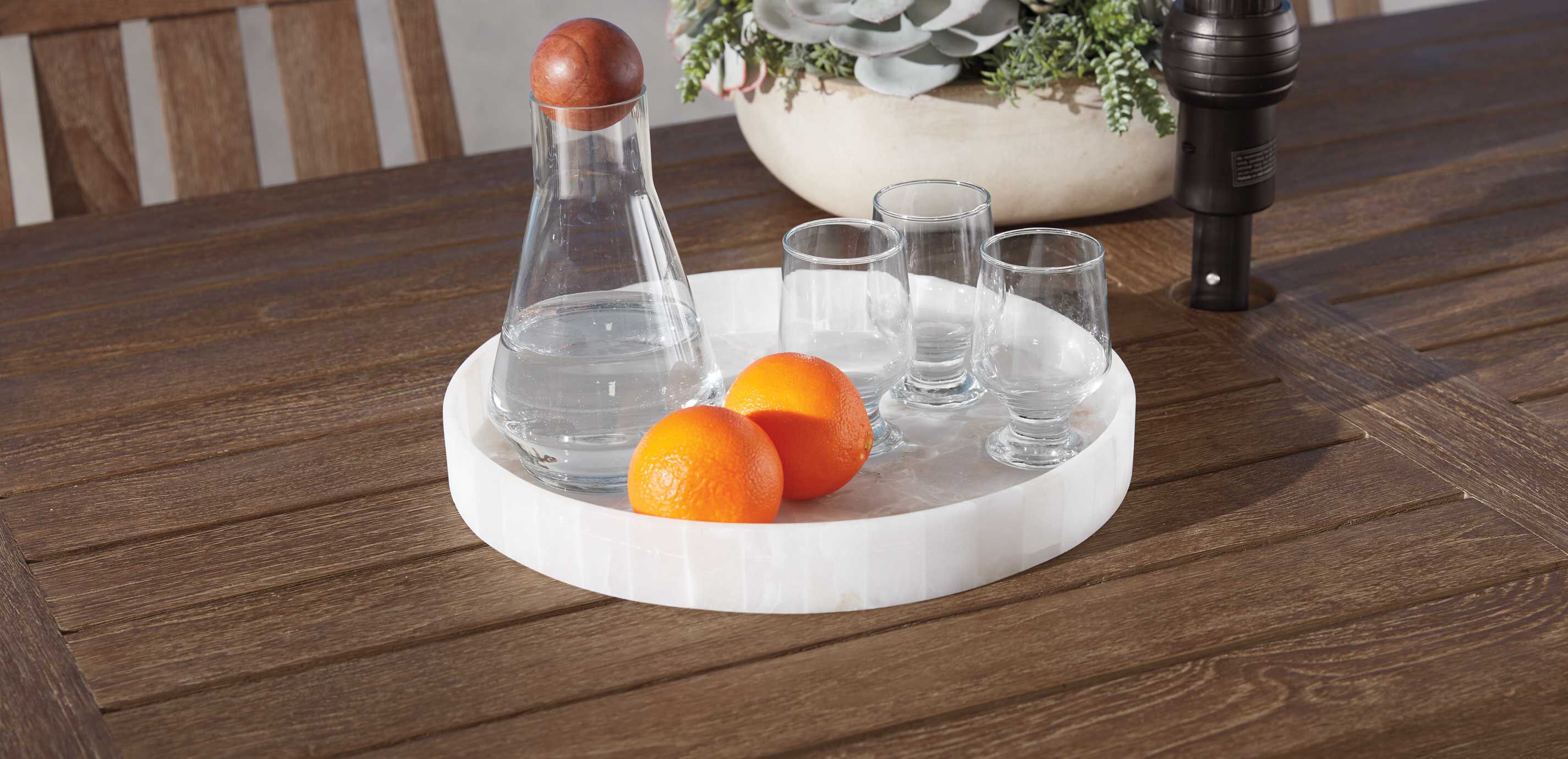 Ranna Decorative Hand-carved Alabaster Tray | Ethan Allen Décor | Ethan ...