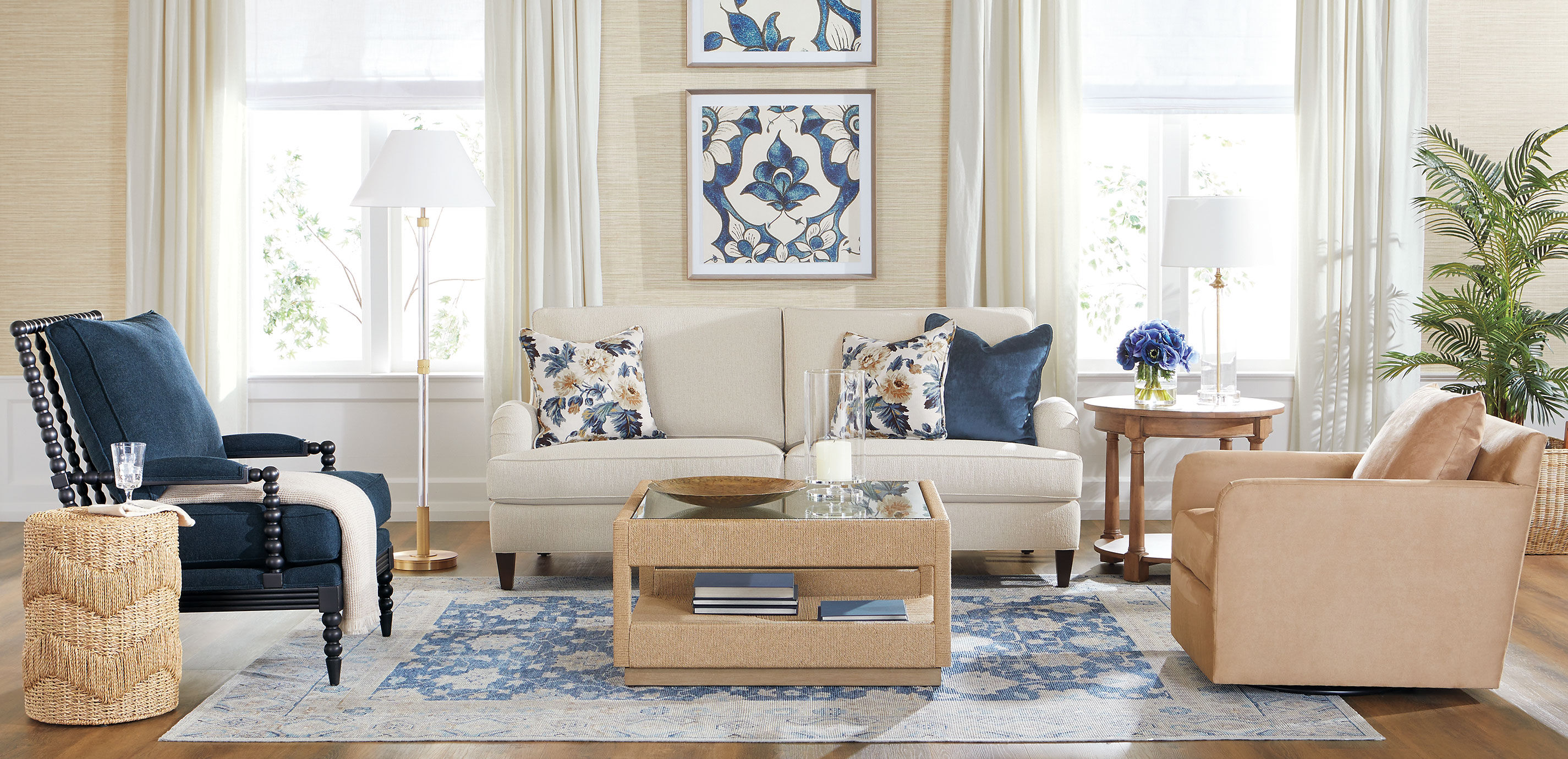 Connall End Table, Quick Ship: Wood Side Table | Ethan Allen