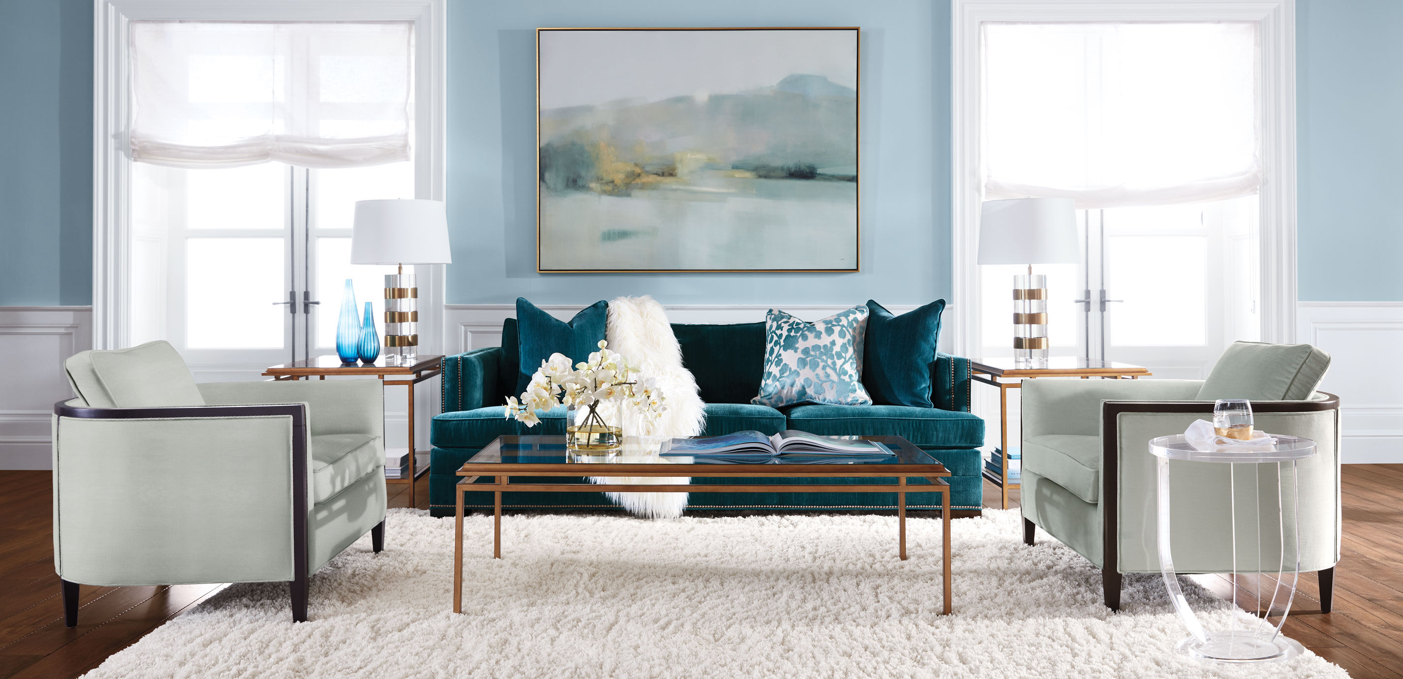 Portland Barrel Chair | Modern Art Deco Chair | Ethan Allen