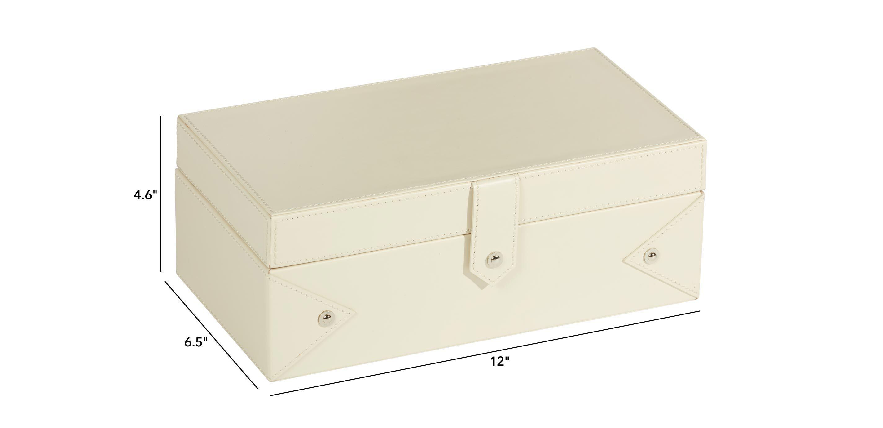 Brewster Leather Box | Leather Storage Box | Ethan Allen