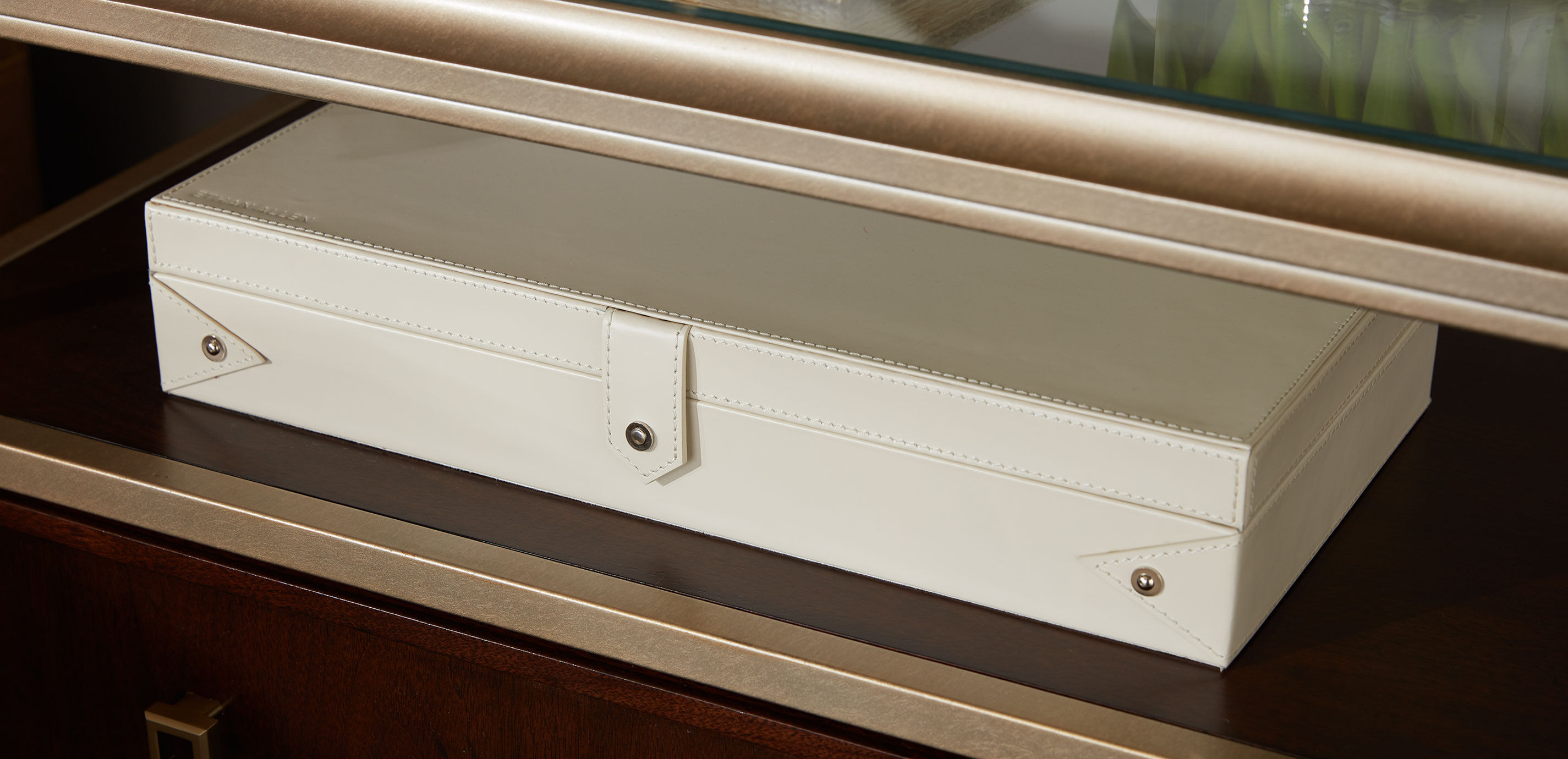 Brewster Leather Box | Leather Storage Box | Ethan Allen