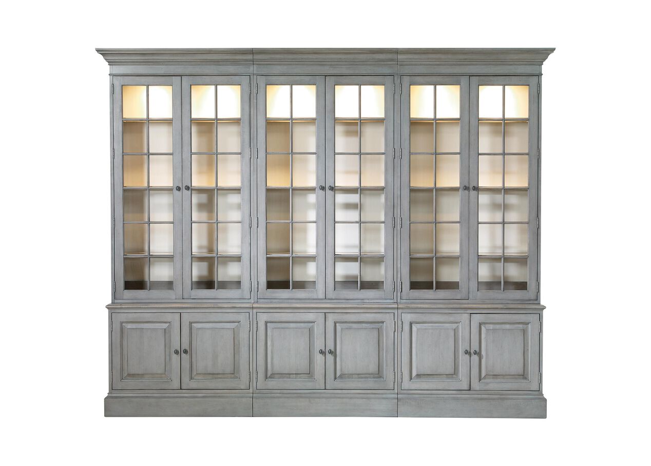 Villa Triple Library Bookcase | Bookcases | Ethan Allen