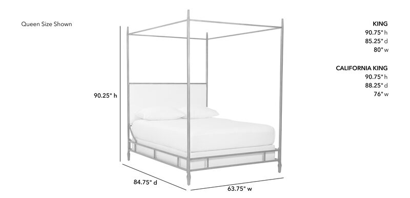 Lincoln Upholstered Poster Bed | Beds | Ethan Allen