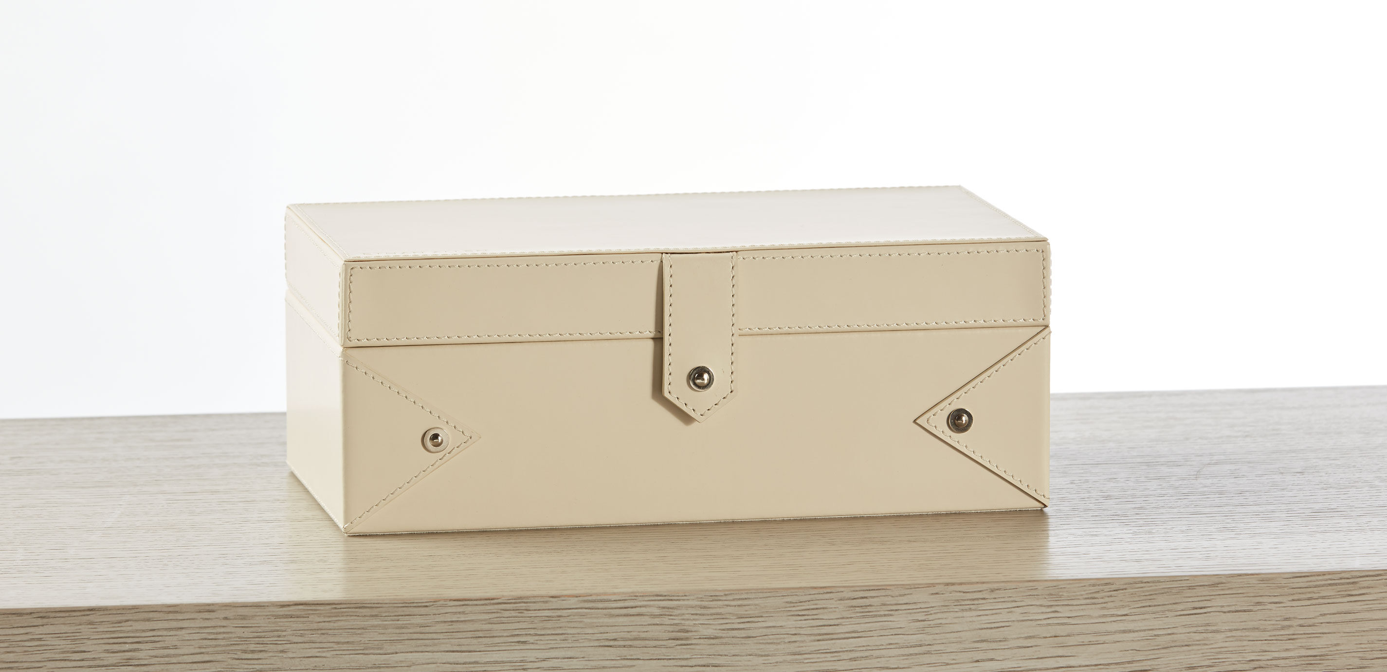 Brewster Leather Box | Leather Storage Box | Ethan Allen