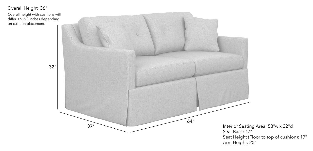 Monterey Skirted Sofa | Sofas & Loveseats | Ethan Allen