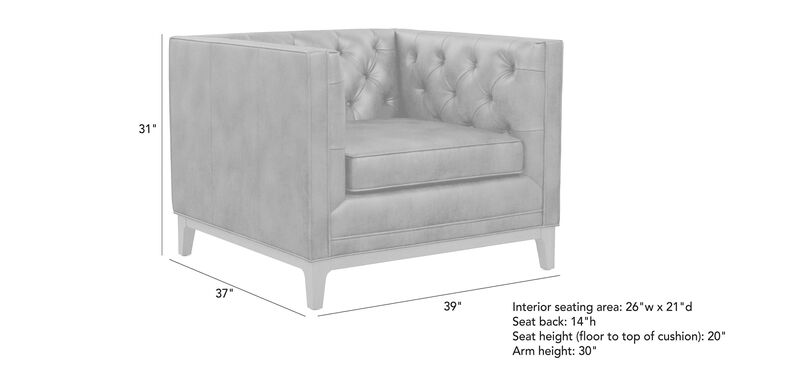 Anderson Leather Chair | Ethan Allen