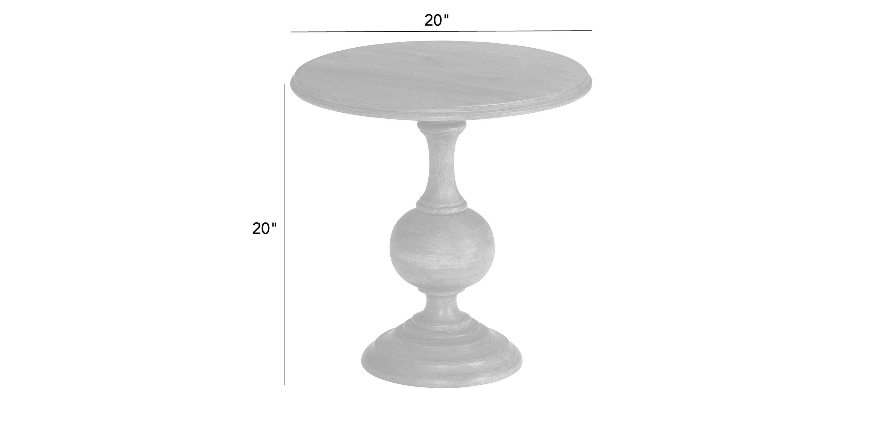 Turner Wood Pedestal Accent Table | Farmhouse Style | Ethan Allen