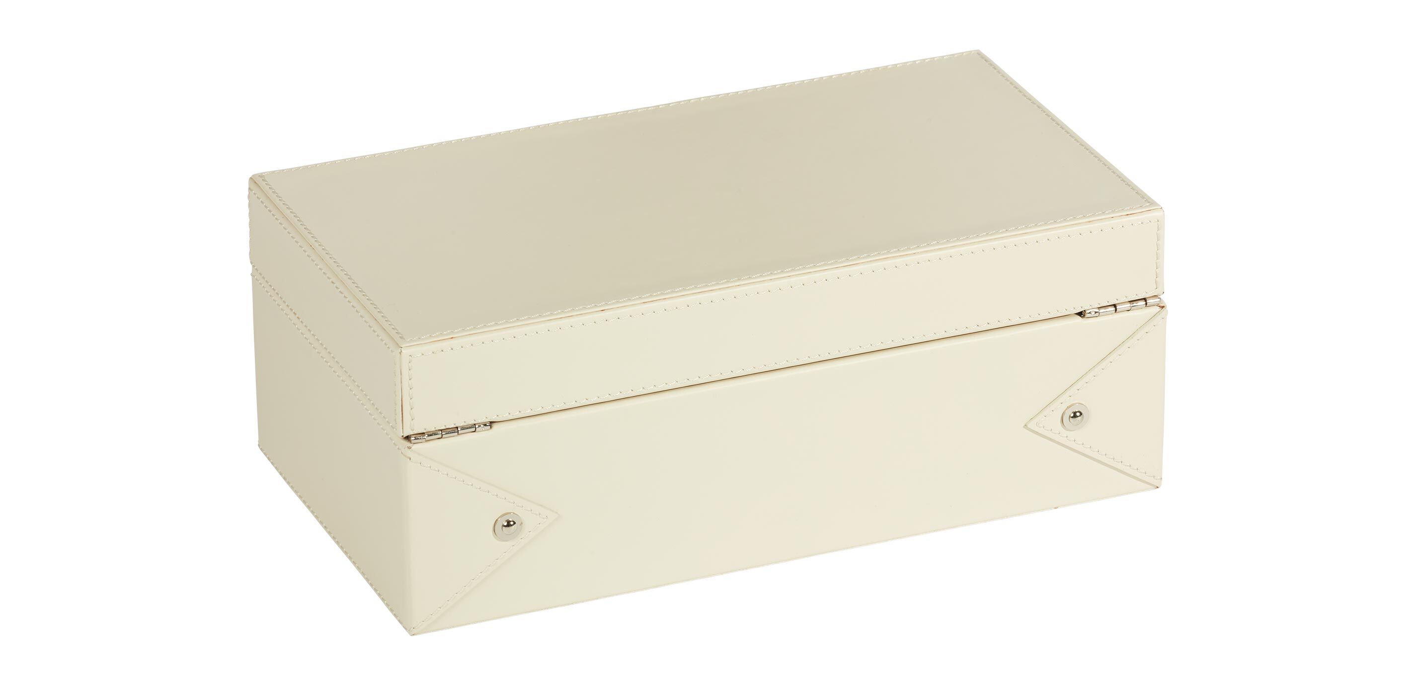 Brewster Leather Box | Leather Storage Box | Ethan Allen