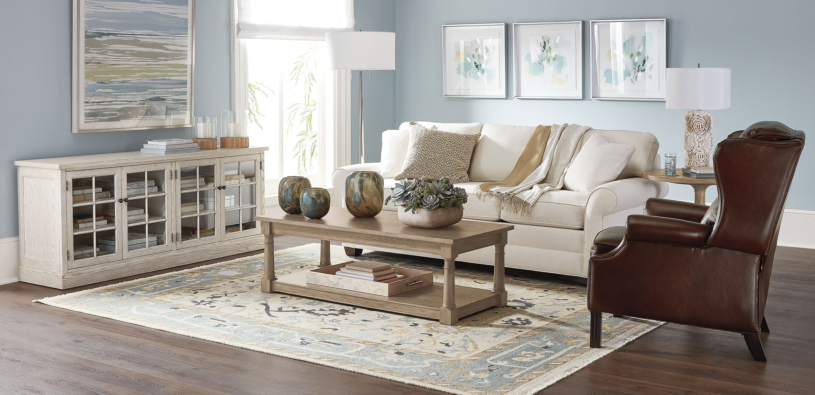 Ethan allen farmhouse coffee table store