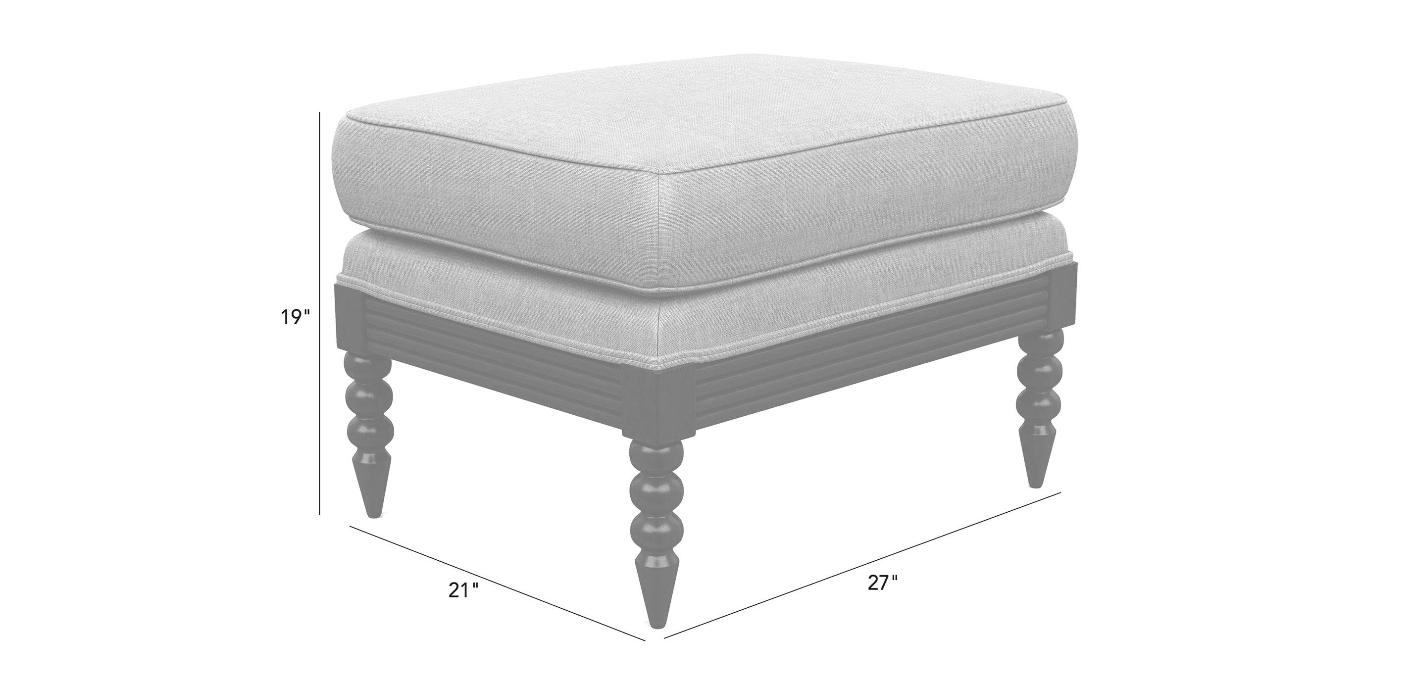 Brant Ottoman | Ottomans & Benches | Ethan Allen