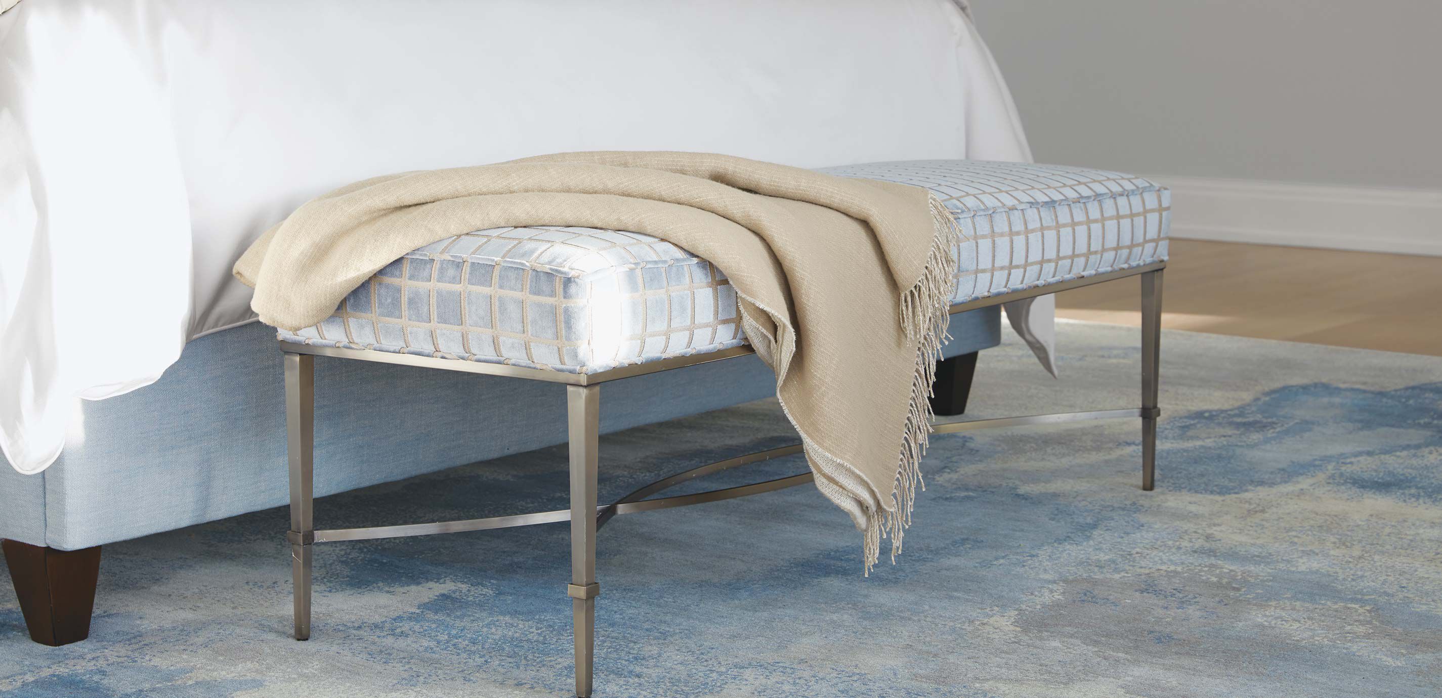 Sidney Upholstered Bench | Ethan Allen Bench | Ethan Allen