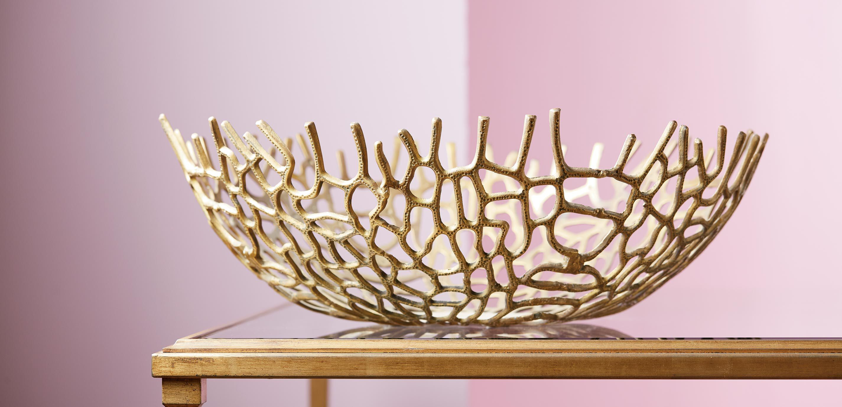 Round Coral Bowl | Bowls | Ethan Allen