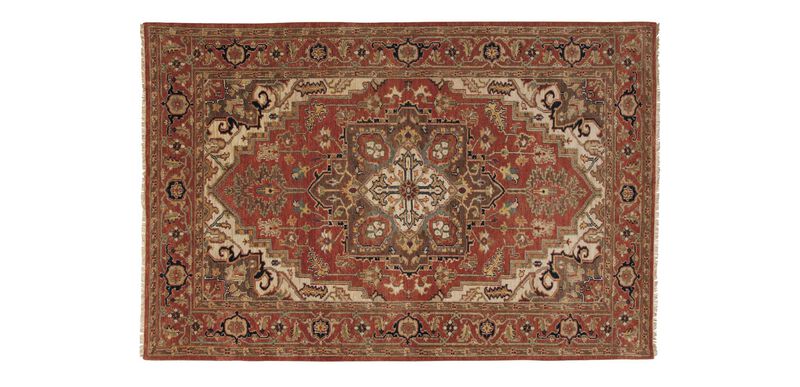 Heriz Rug, Rust/Rust | Traditional Patterned Rugs | Ethan Allen