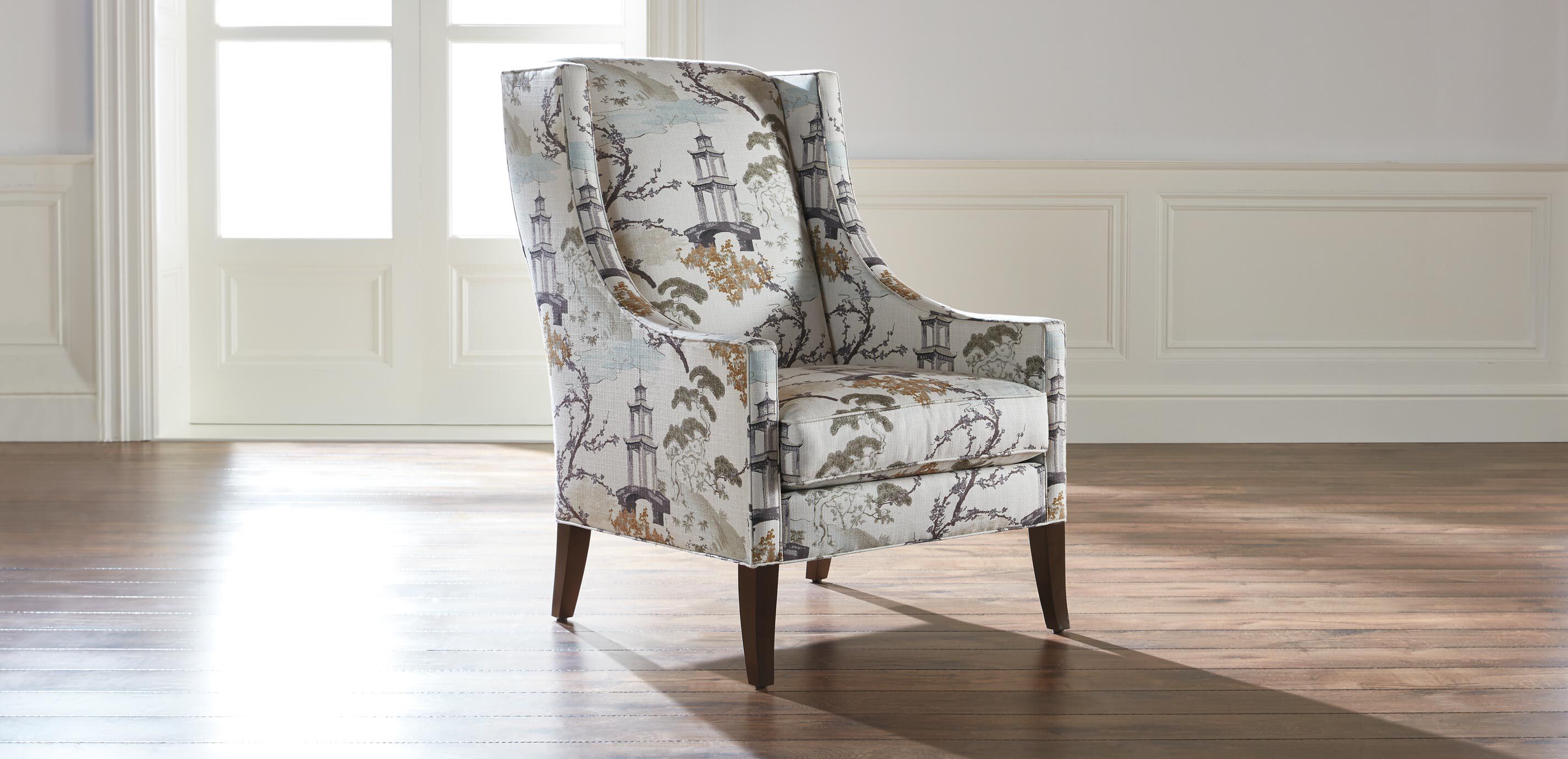 Timlyn Wing Chair | Curved-Back Wing Chair | Ethan Allen