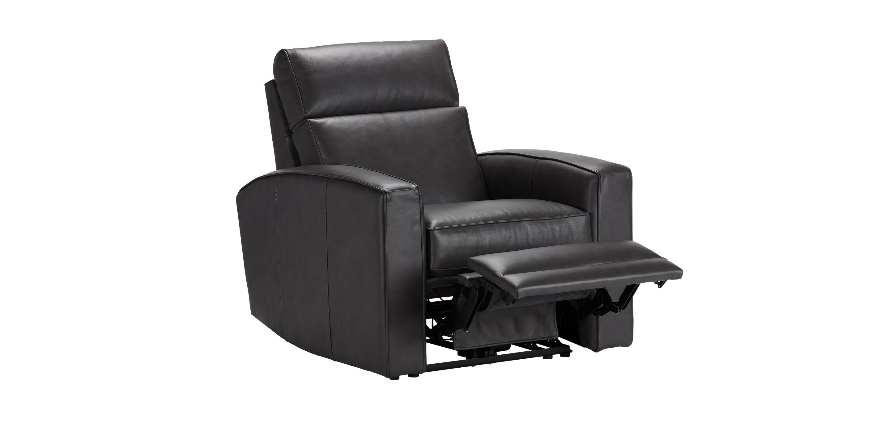 Conover Track-Arm Modern Leather Recliner Chair | Ethan Allen