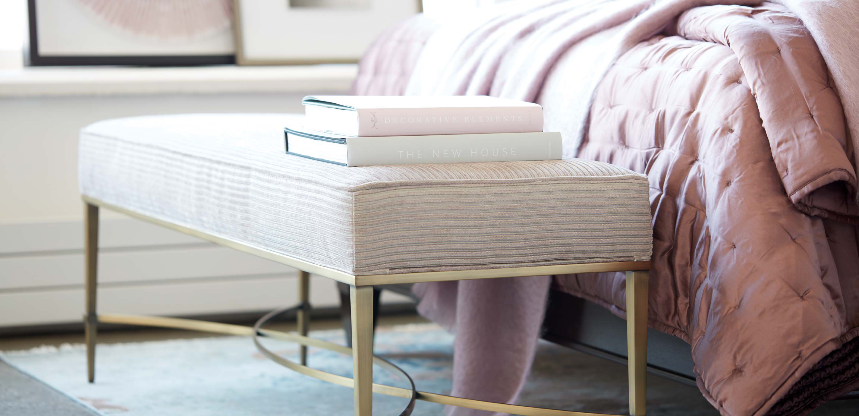 Sidney Upholstered Bench | Ethan Allen Bench | Ethan Allen