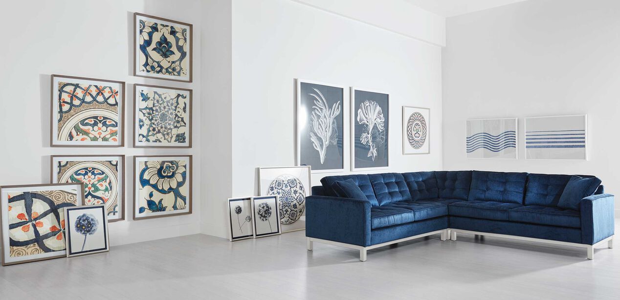 Blue Blossom Print | Blossom Wall Art | Ethan Allen