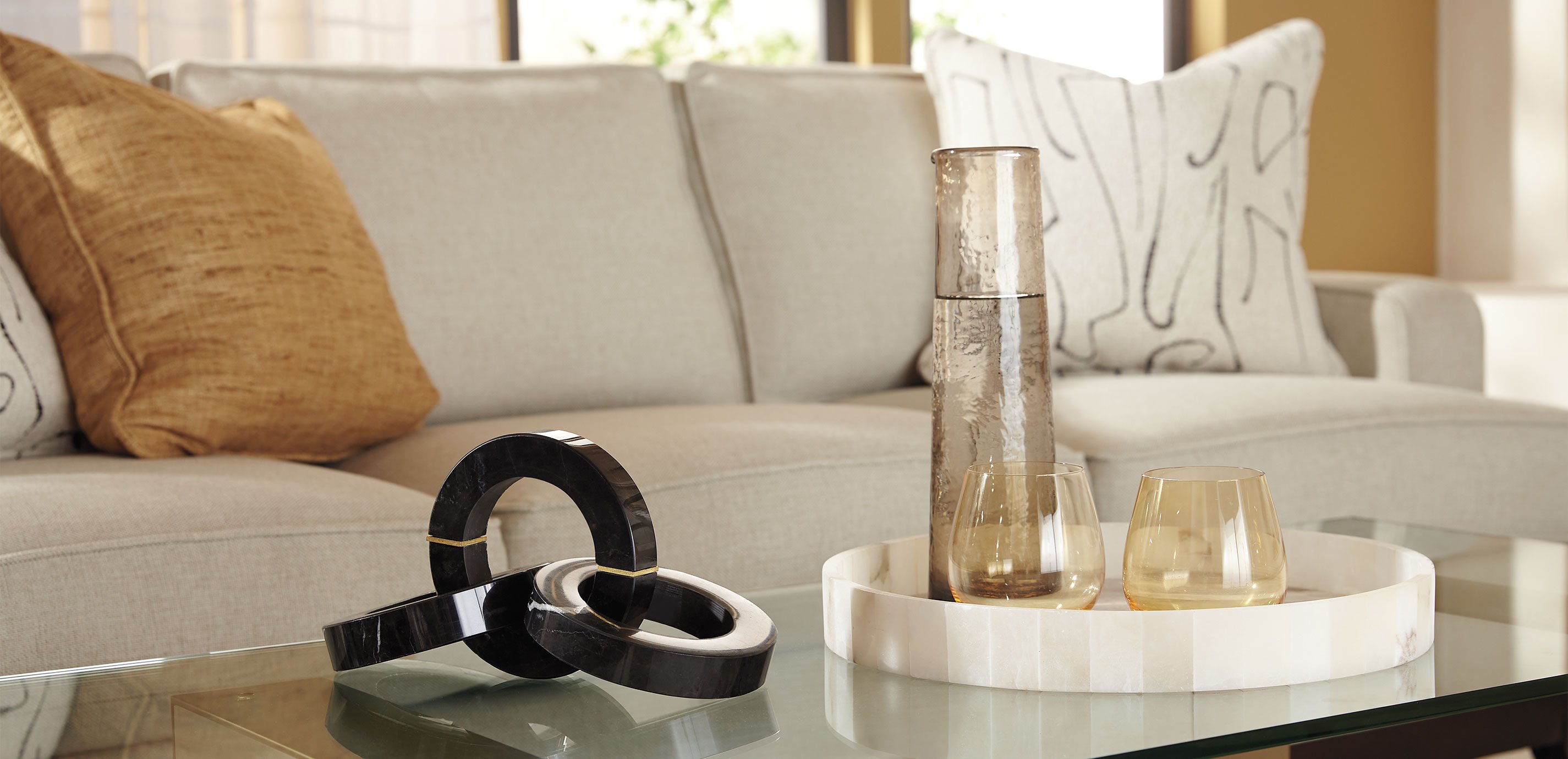 Ranna Decorative Hand-carved Alabaster Tray | Ethan Allen Décor | Ethan ...