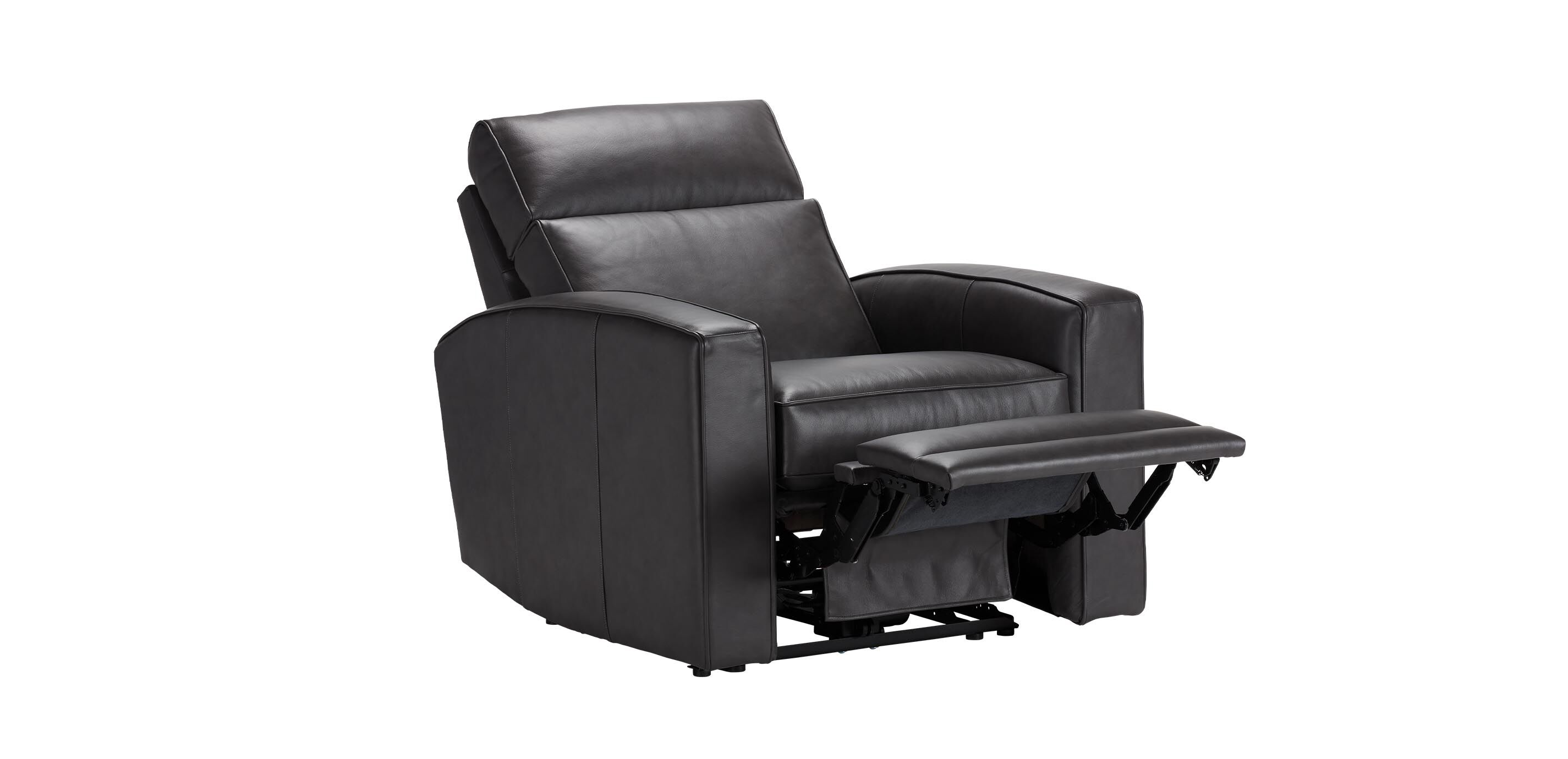 Conover Track-Arm Modern Leather Recliner Chair | Ethan Allen