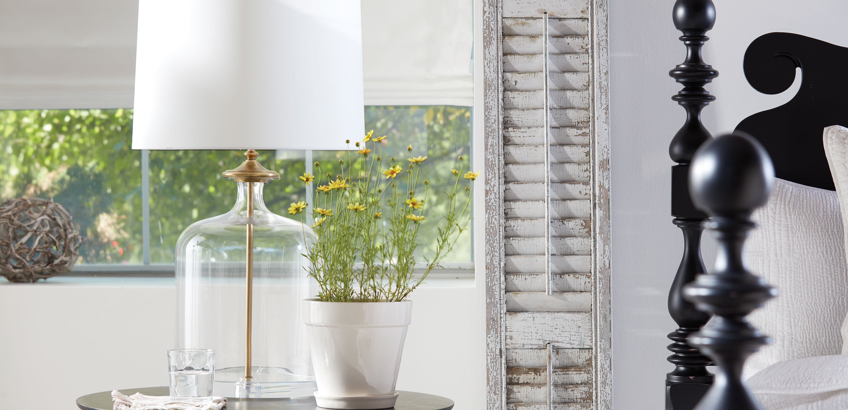 Nolan Table Lamp | Glass Table Lamp | Ethan Allen