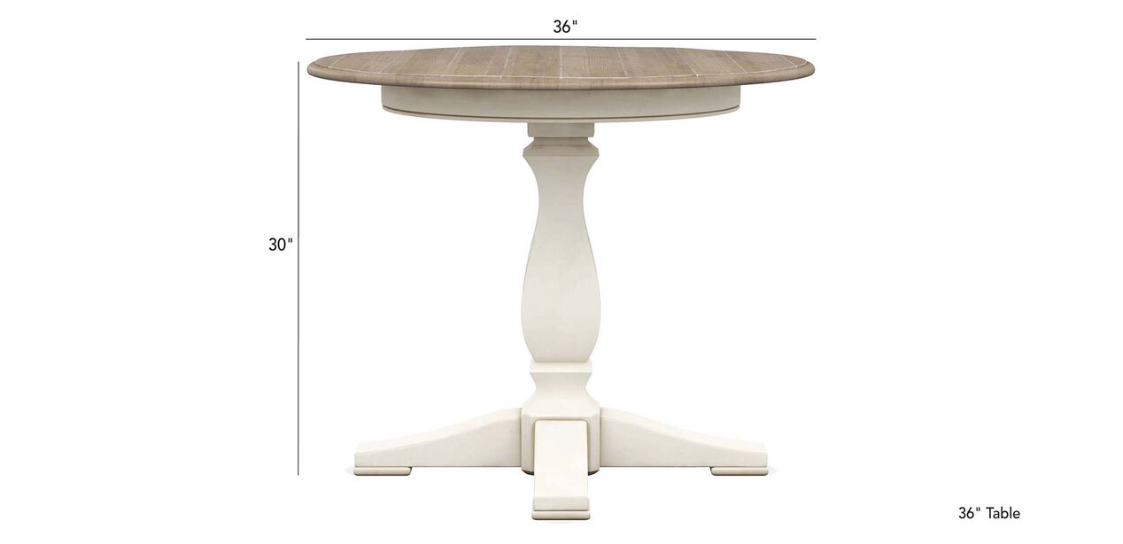 Cameron Rustic Round Dining Table | Dining Tables | Ethan Allen