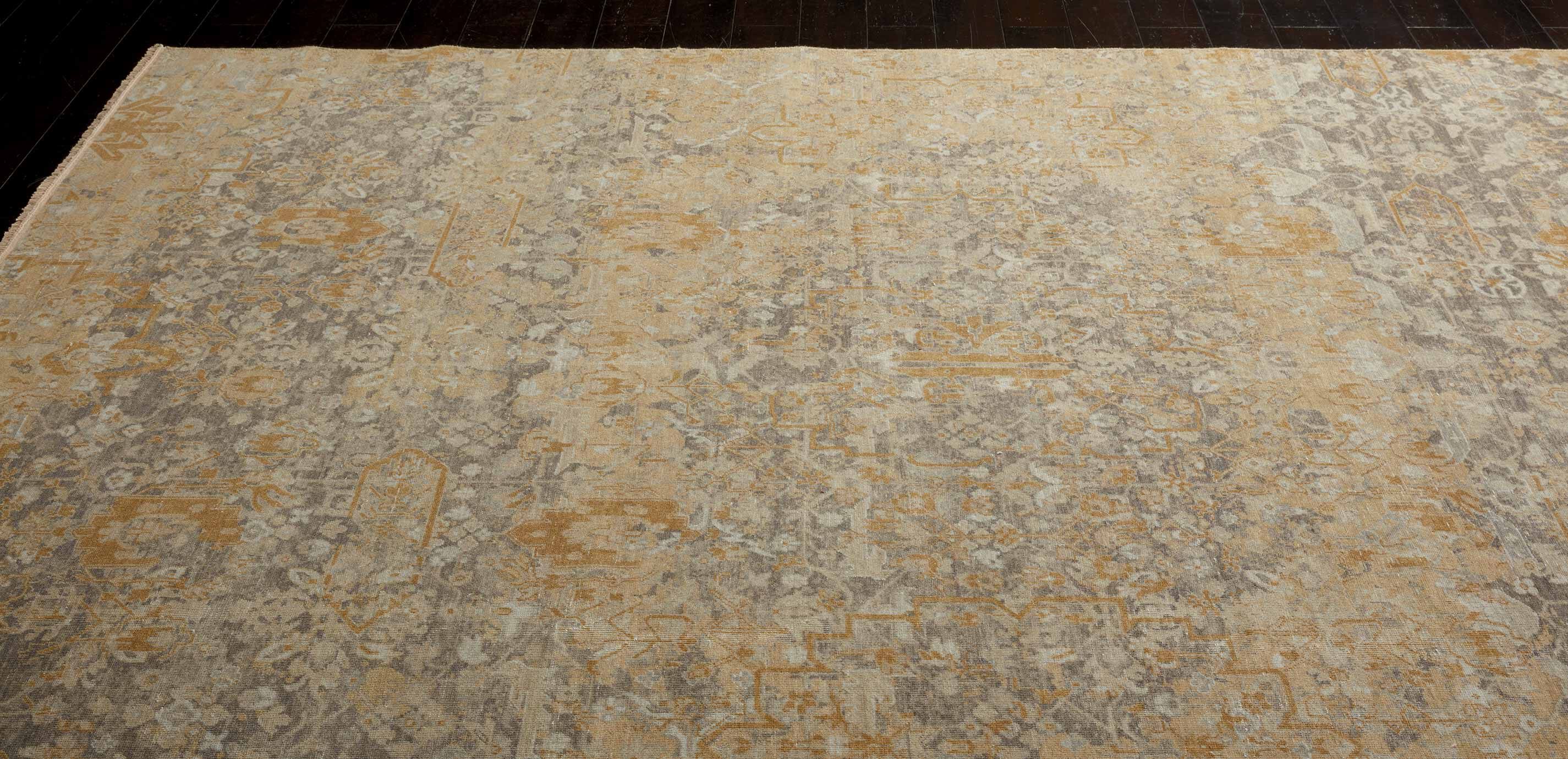 Oslo Rug, Gold/Grey | Area Rug | Ethan Allen