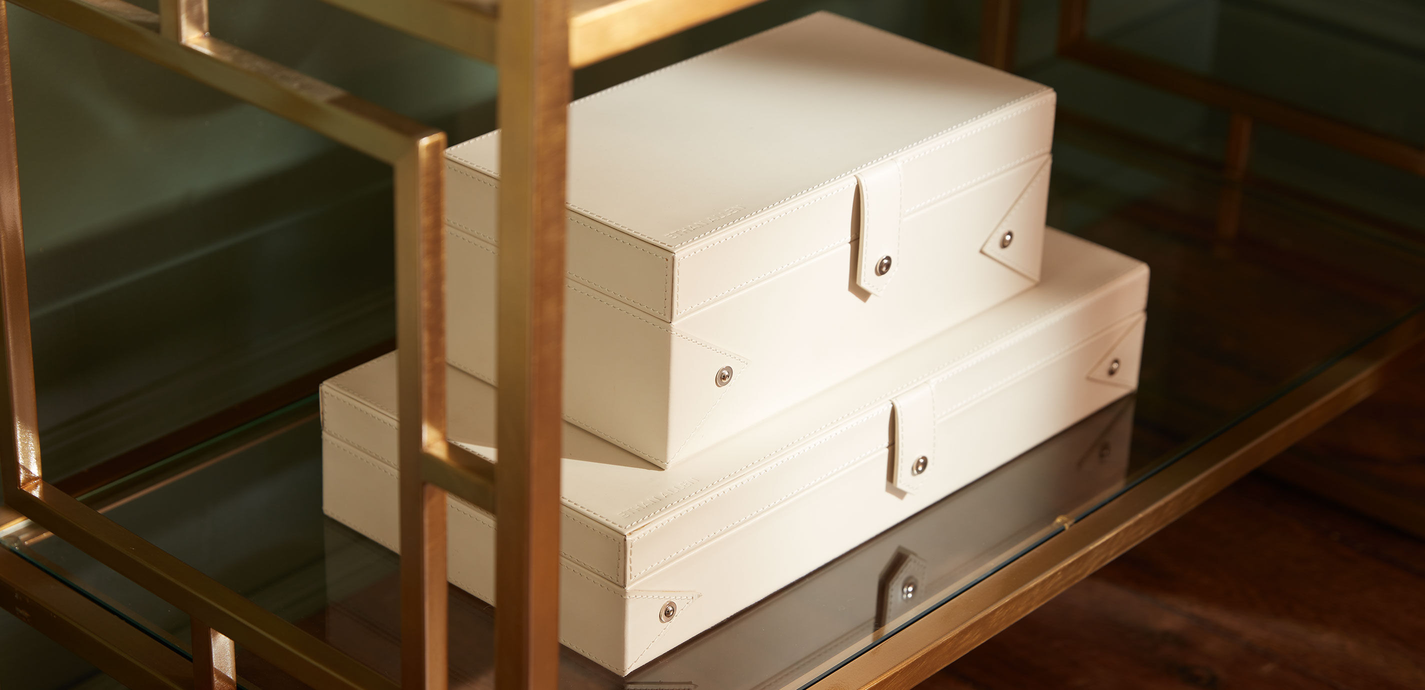 Brewster Leather Box | Leather Storage Box | Ethan Allen