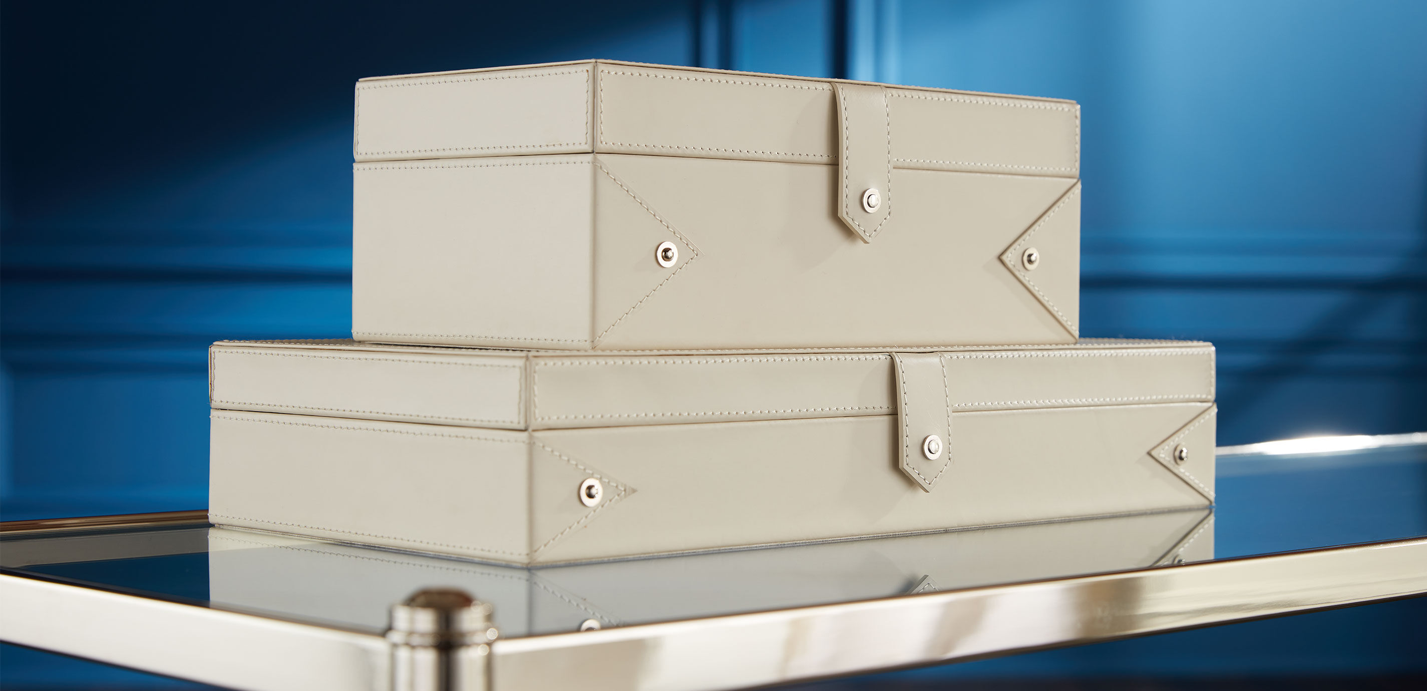 Brewster Leather Box | Leather Storage Box | Ethan Allen