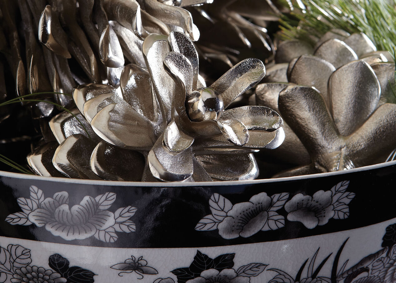 Nickel Pine Cone | Decorative Objects | Ethan Allen