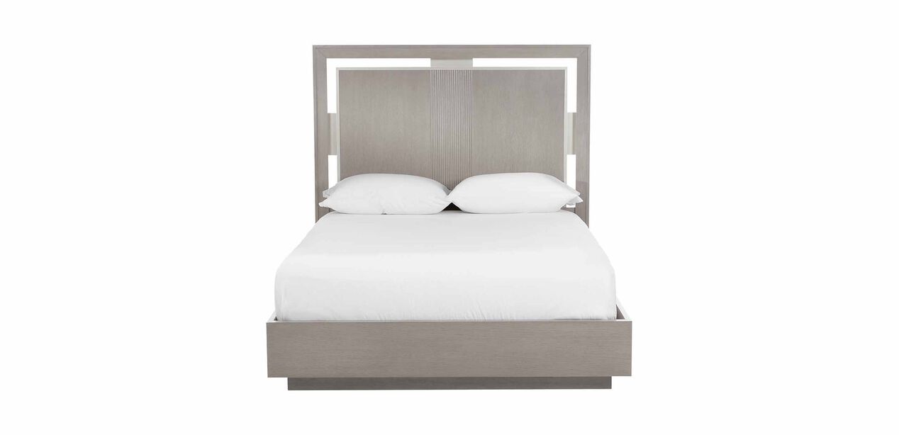 Avon Oak Bed | Tall Headboard Oak Wood Bed | Ethan Allen