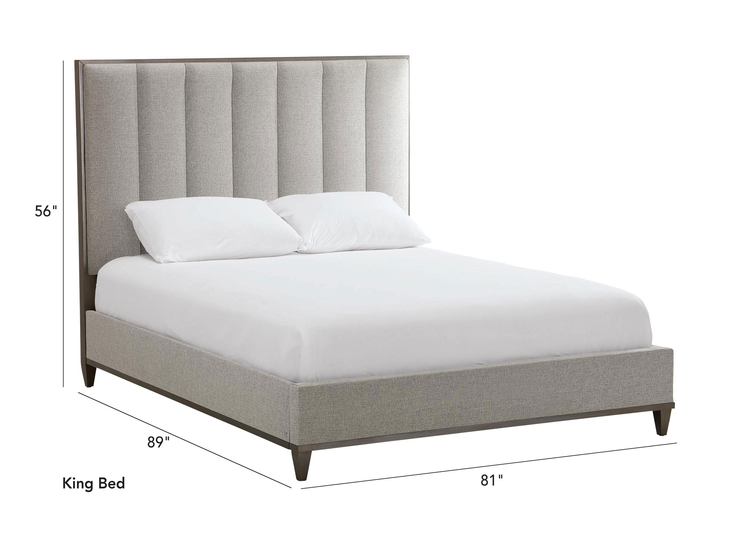 Beldon Channel Bed | Upholstered Channel Bed | Ethan Allen