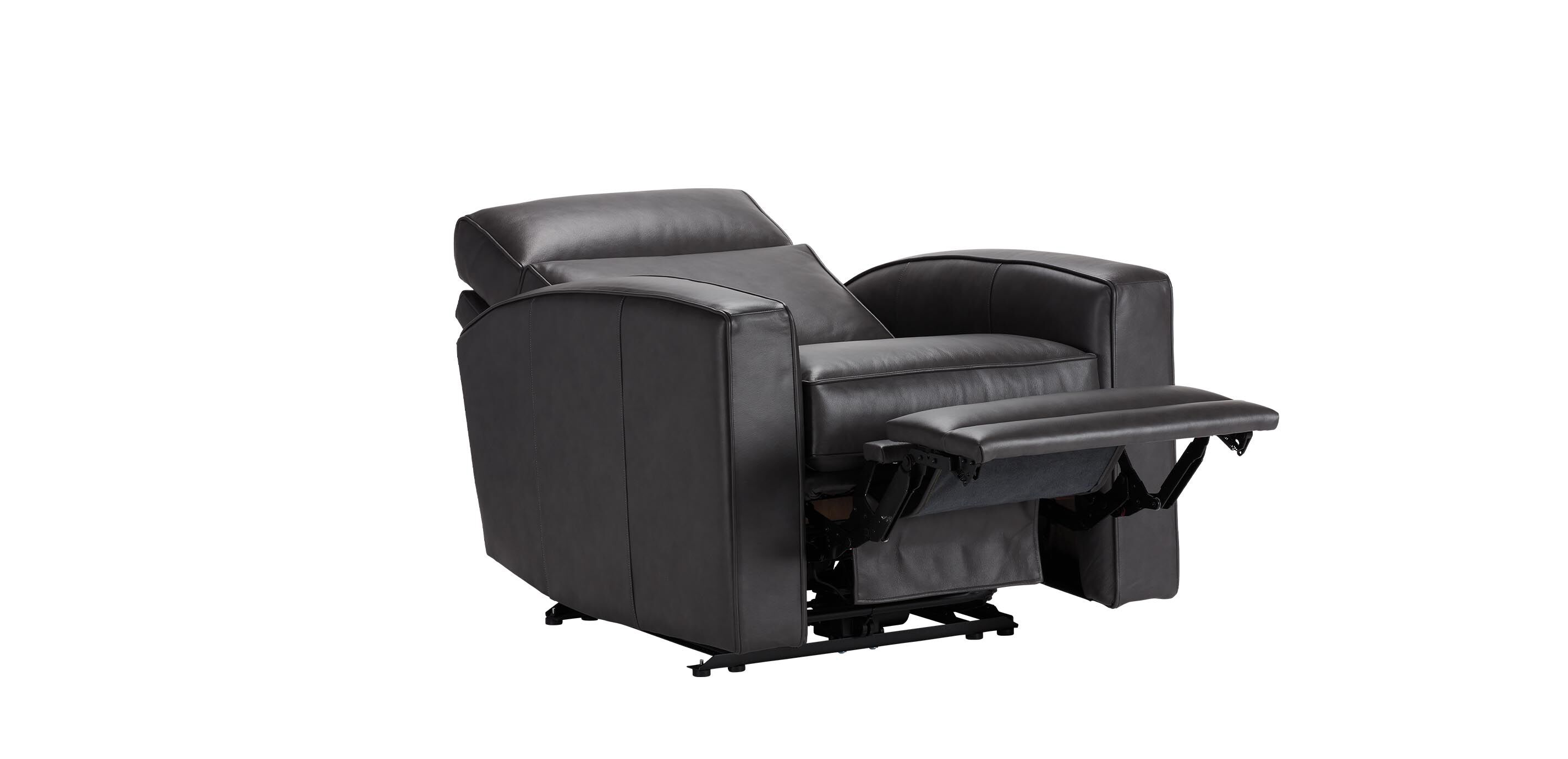 Conover Track-Arm Modern Leather Recliner Chair | Ethan Allen