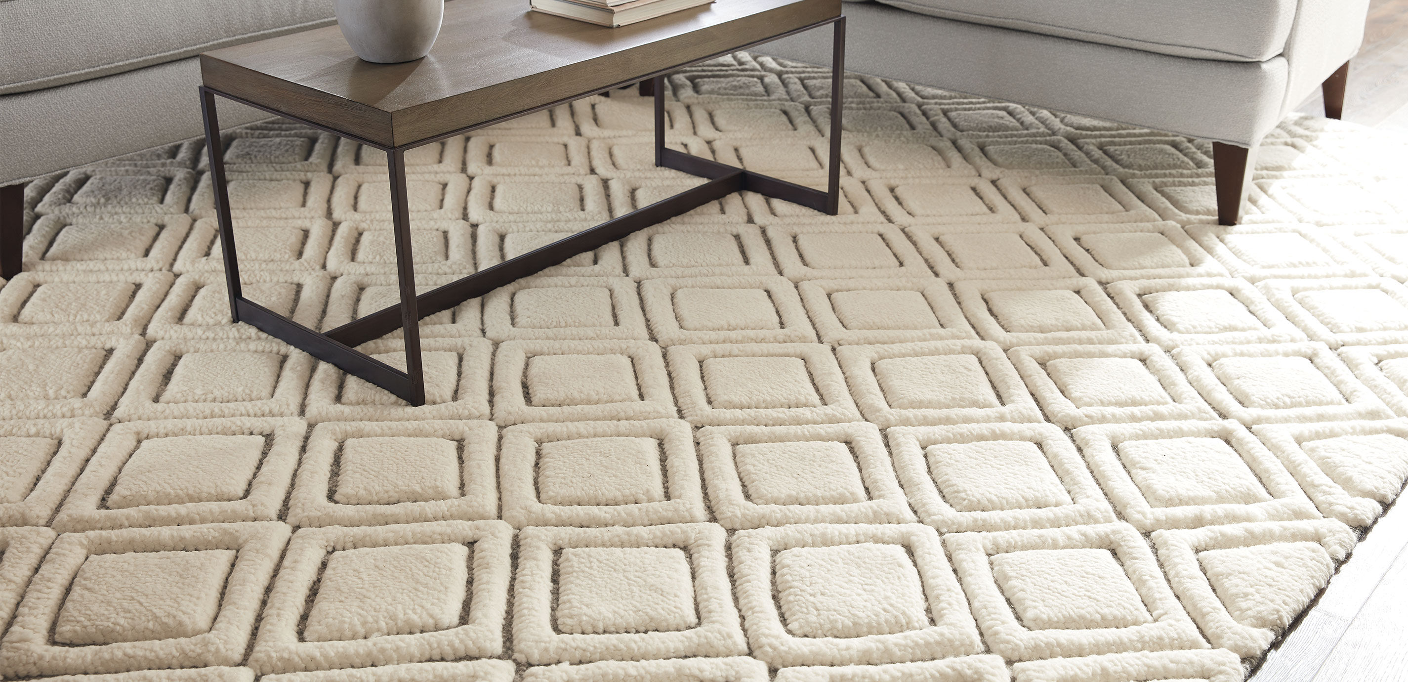 Taimani Diamond Rug | Handcrafted Modern Rug | Ethan Allen
