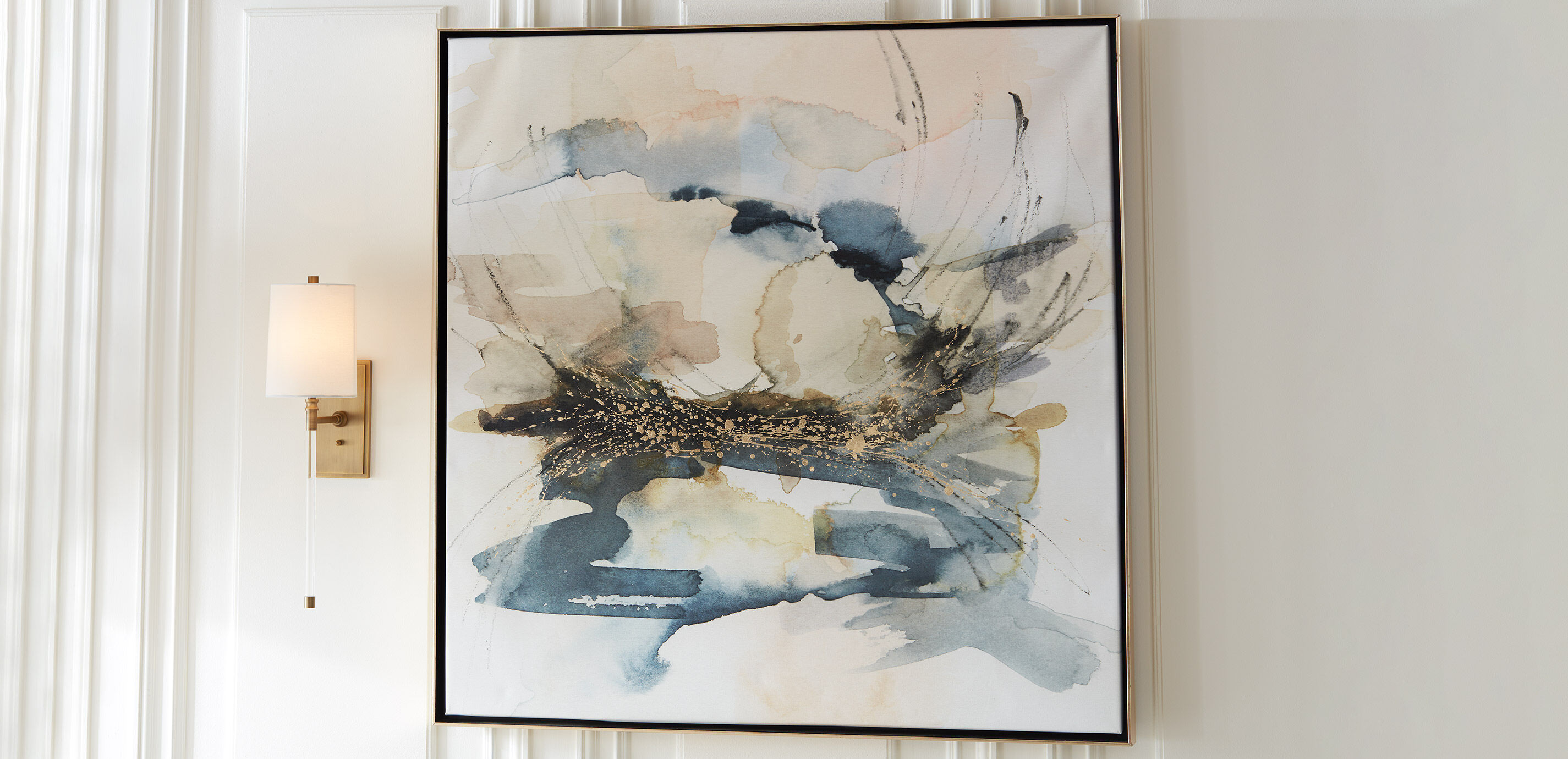 Winter Shoal | Abstract Seascape Art Print | Ethan Allen