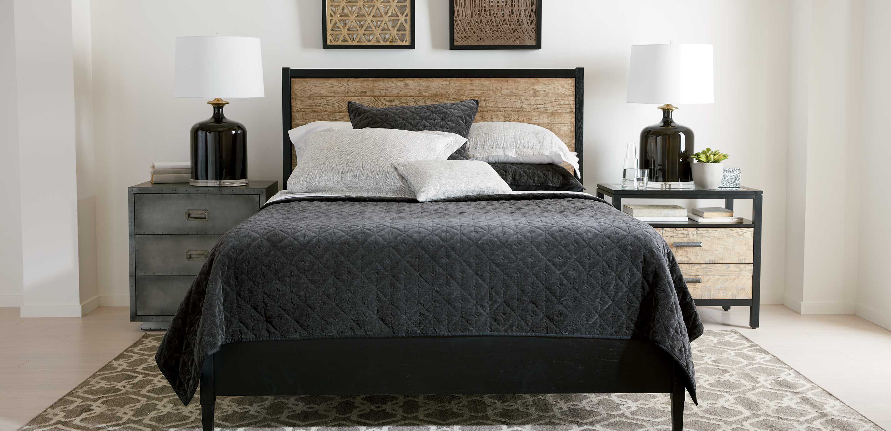 Merrick Night Table | Glass-Top Night Table | Ethan Allen