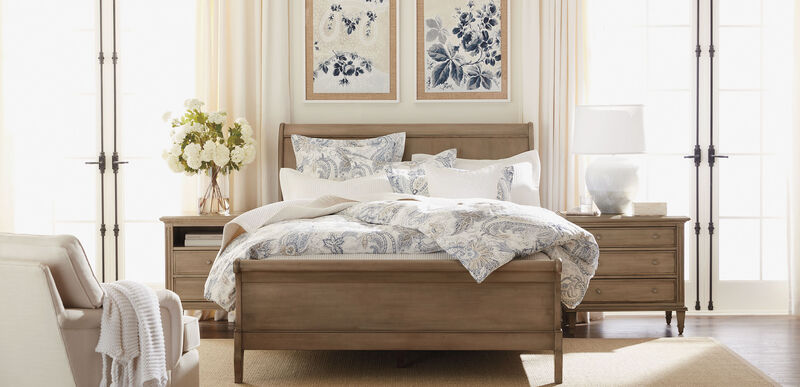 Chloé Bed | Ethan Allen Sleigh Beds | Ethan Allen