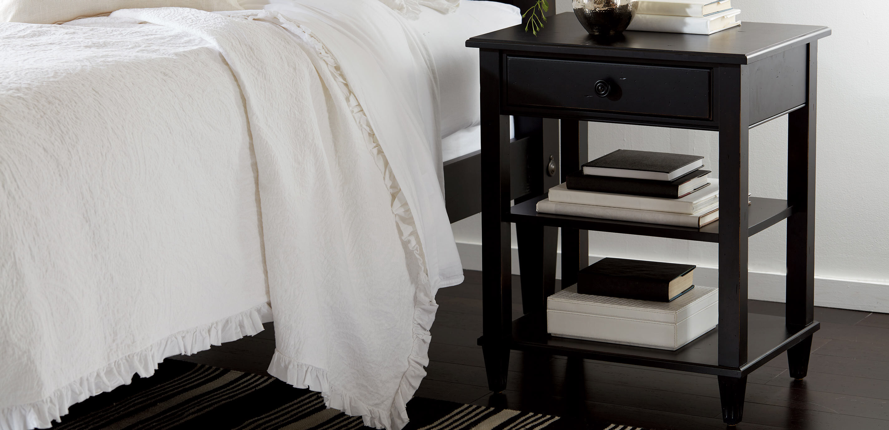 Colin Night Table | Ethan Allen Maple Nightstand | Ethan Allen