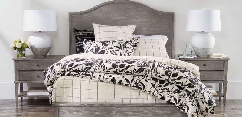 Linen Windowpane Duvet Cover | Windowpane Sham | Ethan Allen