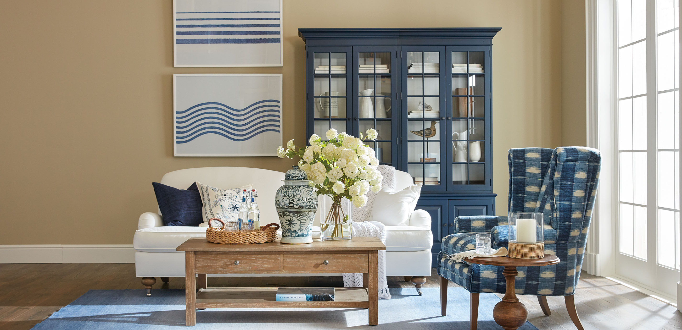 Turner Wood Pedestal Accent Table | Farmhouse Style | Ethan Allen