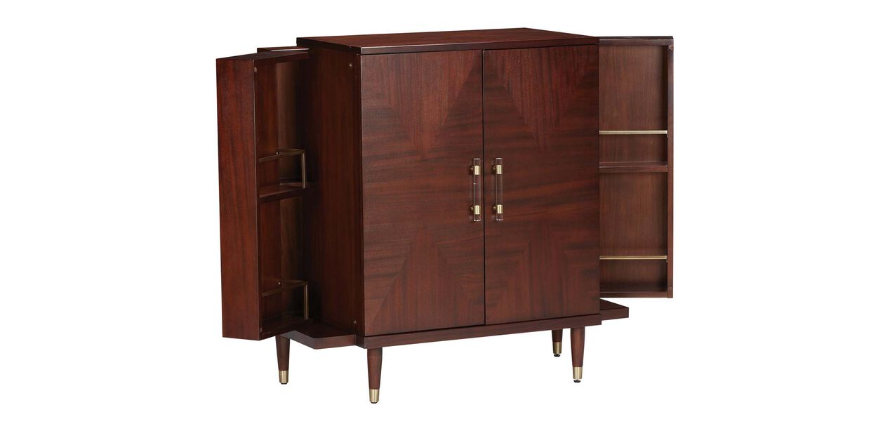 Armour Midcentury-Modern Bar Cabinet | Ethan Allen Bar Cabinets | Ethan ...