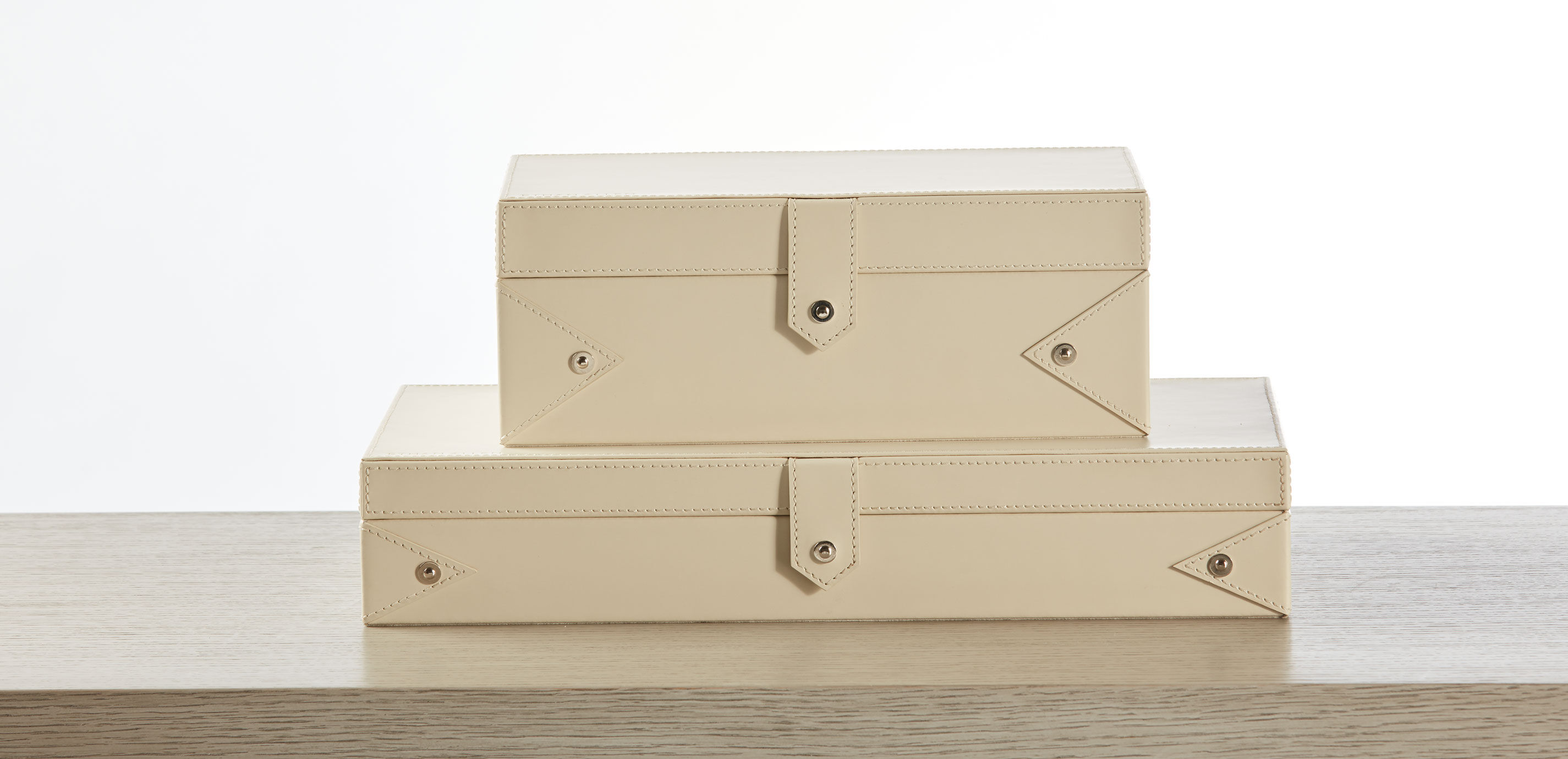 Brewster Leather Box | Leather Storage Box | Ethan Allen