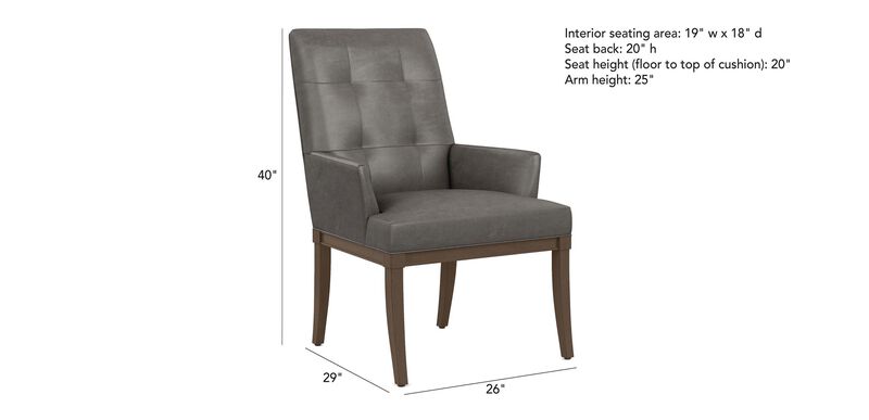 Dayton Leather Chair | Chairs & Recliners | Ethan Allen