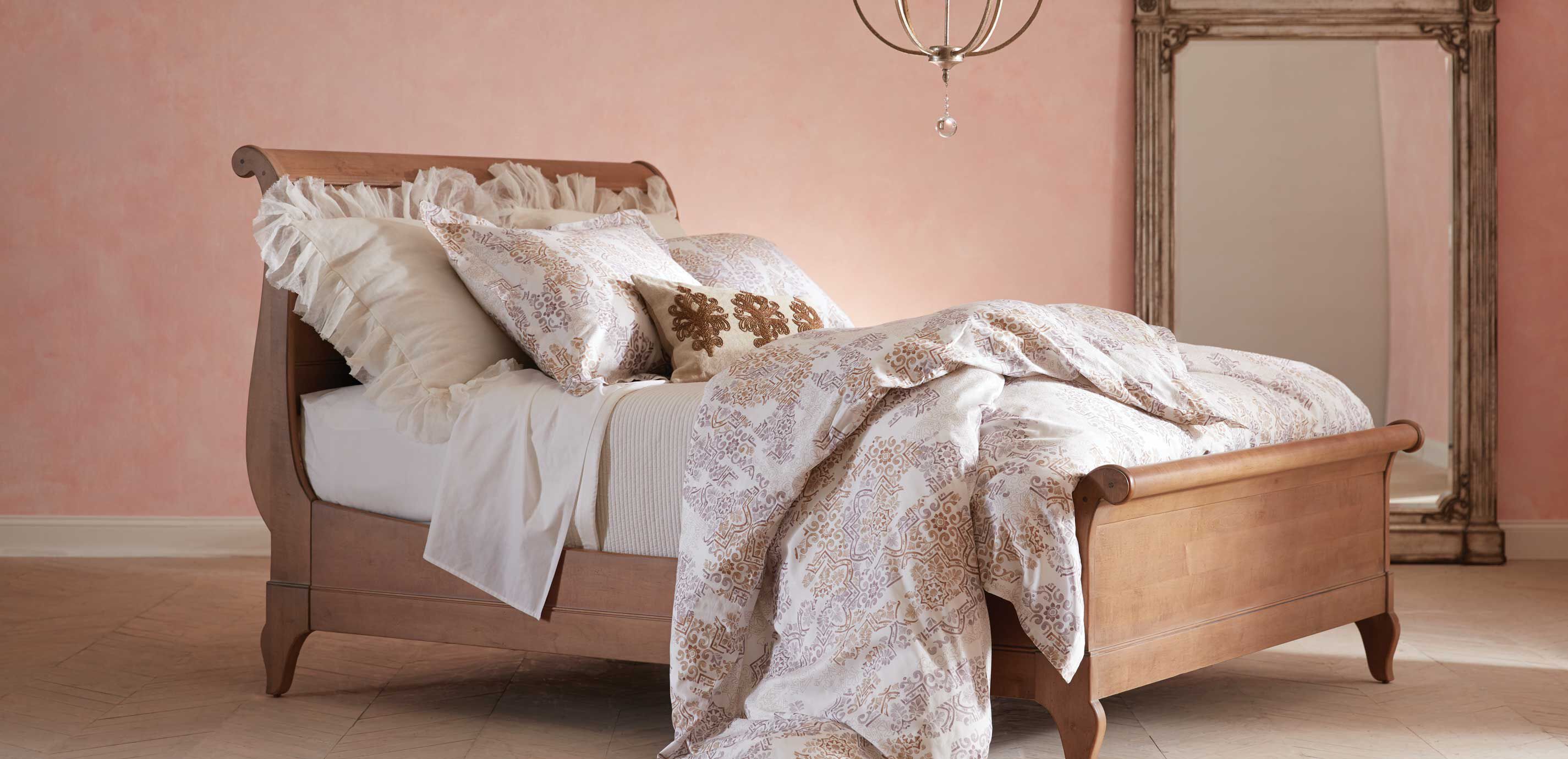 Ethan Allen Sleigh Bed