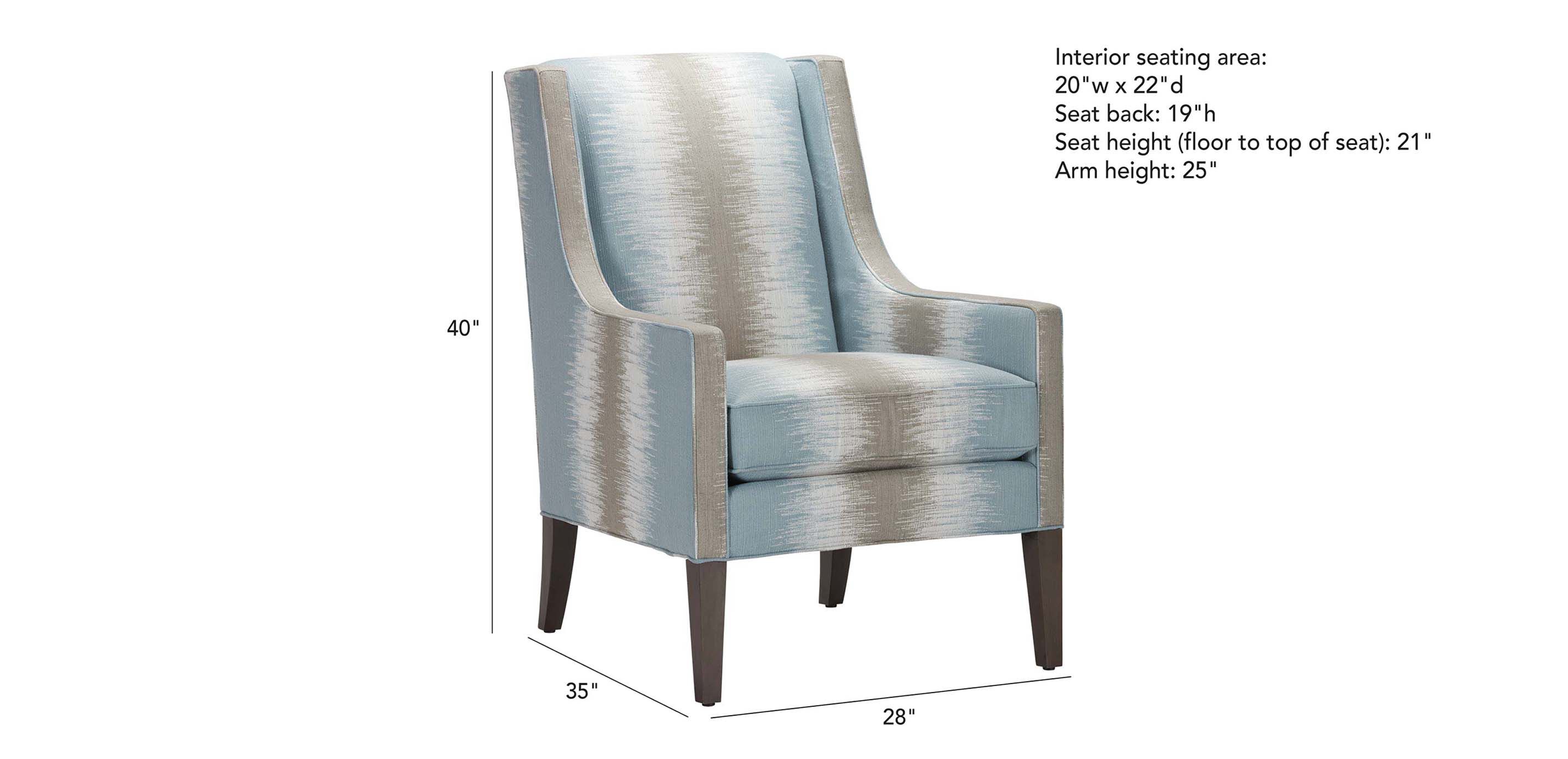 Kent Wing Chair | Wingback Chair | Tall Wing Chair | Ethan Allen