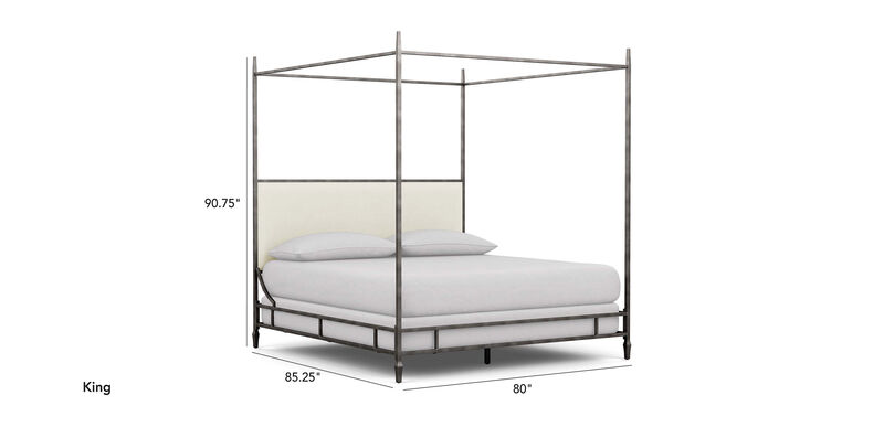 Lincoln Upholstered Poster Bed | Beds | Ethan Allen