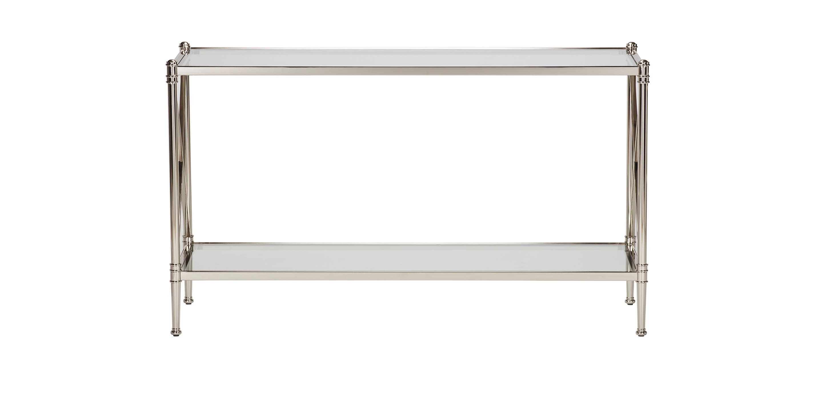 Jocelyn mirrored demilune console table store