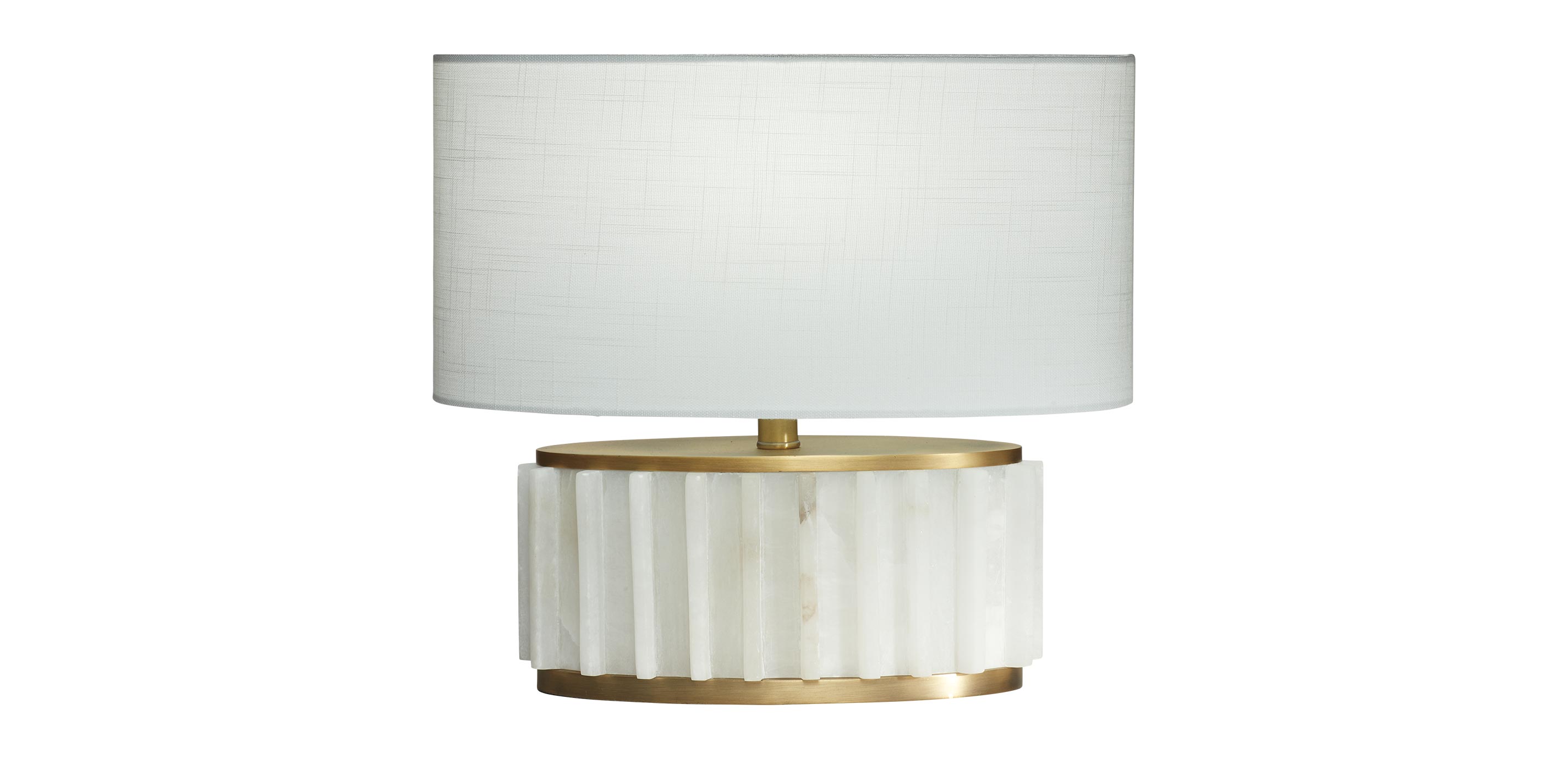 Farida Alabaster Desk Lamp | Small Alabaster Lamp | Ethan Allen